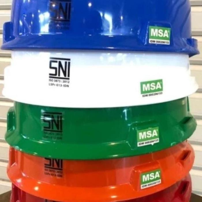 Jual Helm Safety V Guard MSA Fastrack Tali dagu komplit set / helm ...