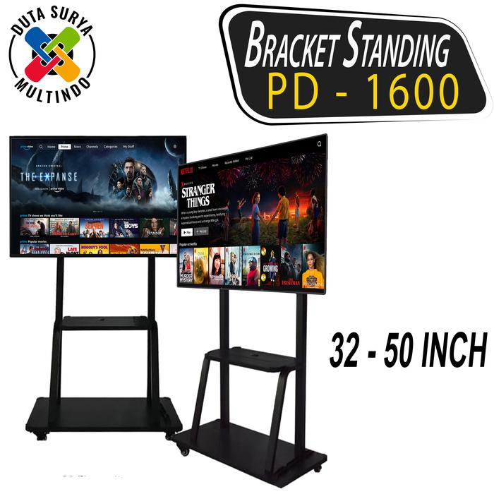 Promo bracket braket tv standing PD 1600 32 40 42 43 45 49 50 inch ...
