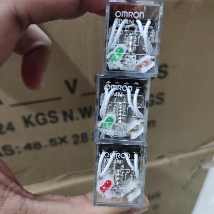 Jual Relay MY4N 220VAC 24DC 12VDC OMRON MY4-N Socket PYF14A-E PYF 14A-E ...