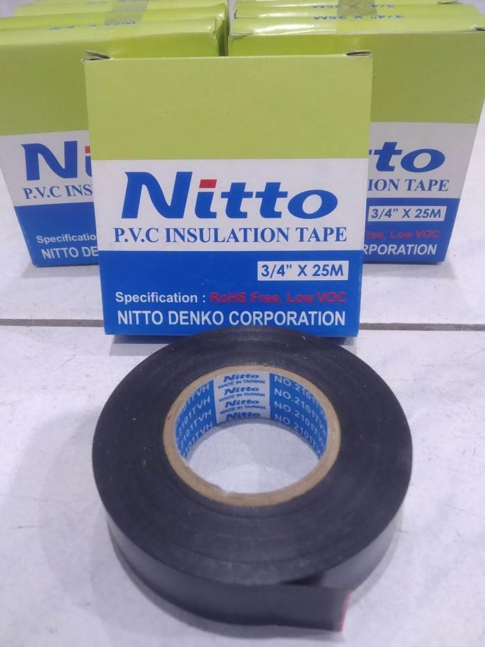 Jual Isolasi Kabel Listrik Hitam Nitto Tahan Panas Lakban solatip nito ...