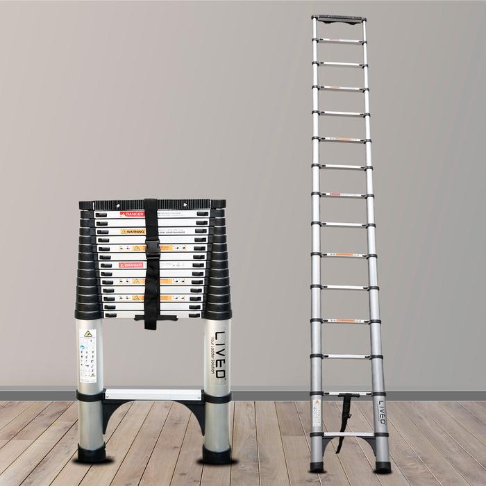 Jual Tangga Teleskopik 5 Meter Single, Tangga Telescopic Ladder 5 Meter ...