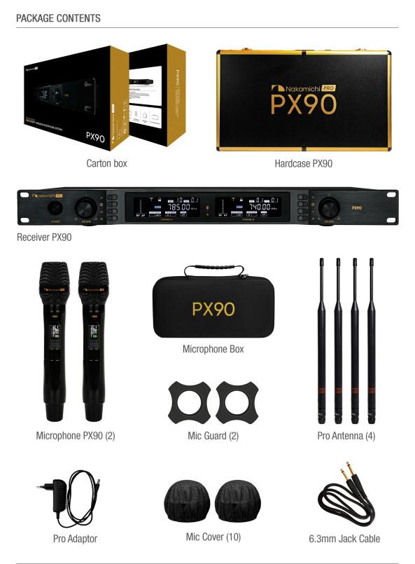 Jual Mic Wireless Nakamichi PX90 / PX 90 Profesional True Diversity ...
