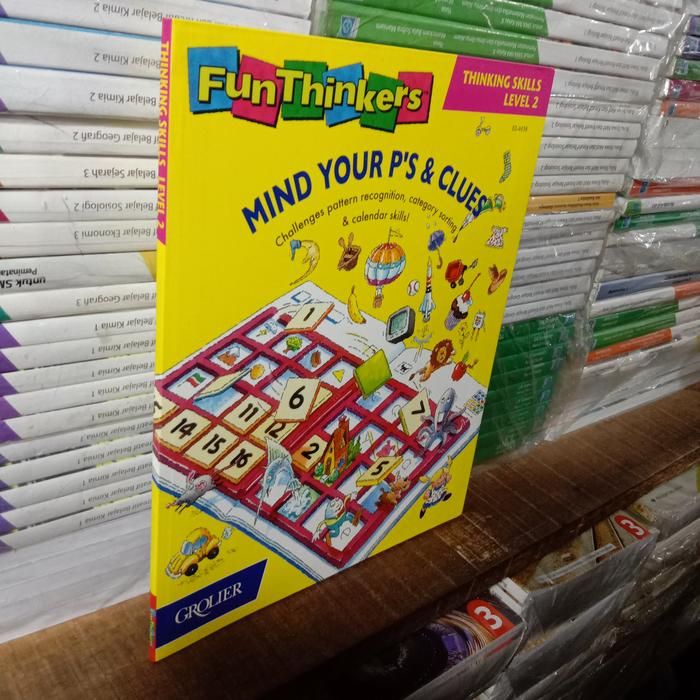 Jual Buku Ori Fun Thinkers Mind Your P's & Clues Thinking Skills Level ...