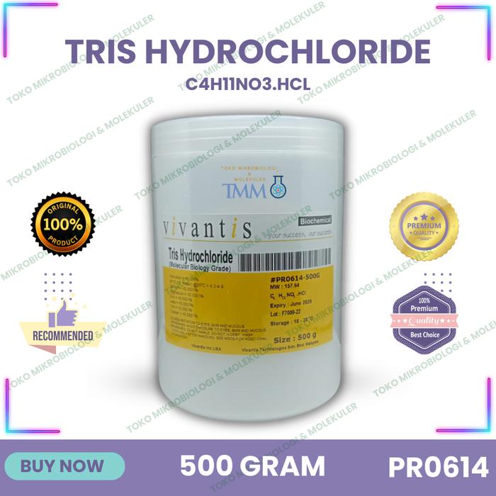 Jual Tris Hydrochloride | C4H11NO3.HCl, 500 Gram - Kab. Bogor - Toko MiMoLab | Tokopedia