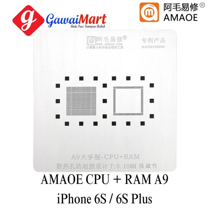 Jual PLAT AMAOE CETAKAN BGA IC CPU RAM A9 IPHONE 6S / 6S PLUS ORIGINAL - Jakarta Pusat - Gawai ...