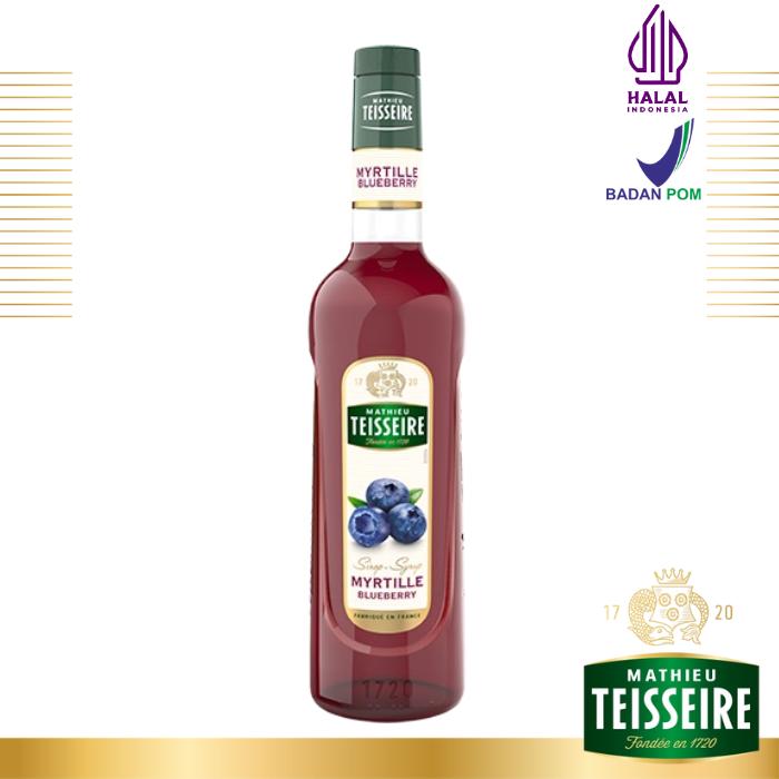 Jual Syrup Teisseire flavor Blueberry 700ml ( No. 1 France Syrup ...