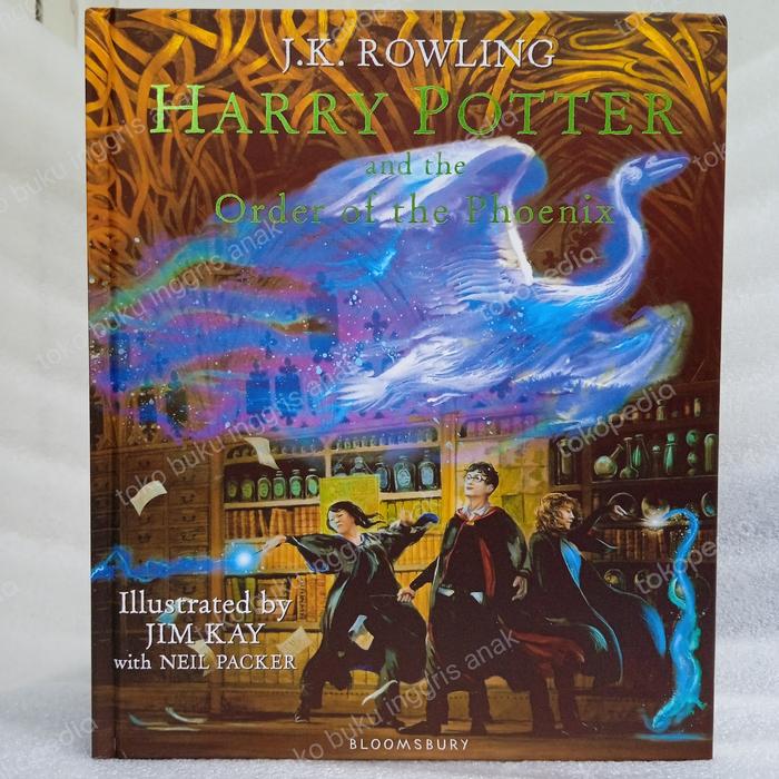 Jual Harry potter illustrated version hard cover - Order Phoenix ...