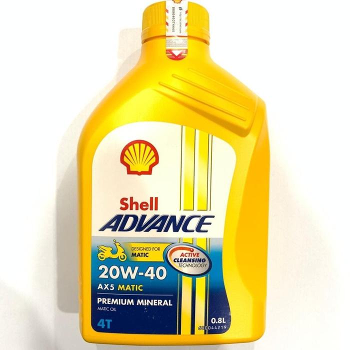 Jual Oli Shell Matic AX5 20W-40 800ML Original 100% Bisa Scan - Jakarta ...
