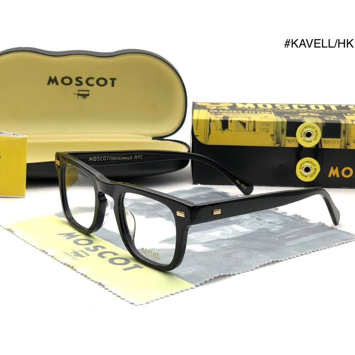 Jual Frame Kacamata Pria Kotak Moscot Kavel Grade Original - Hitam ...