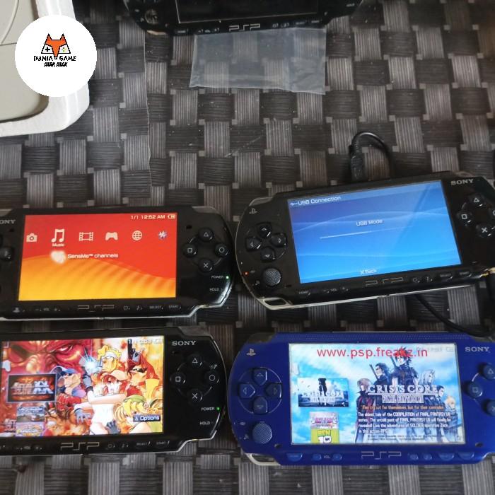 Jual PSP ORIGINAL NORMAL NOMINUS SERI 1000 FAT + MMC 8gb ful game ...