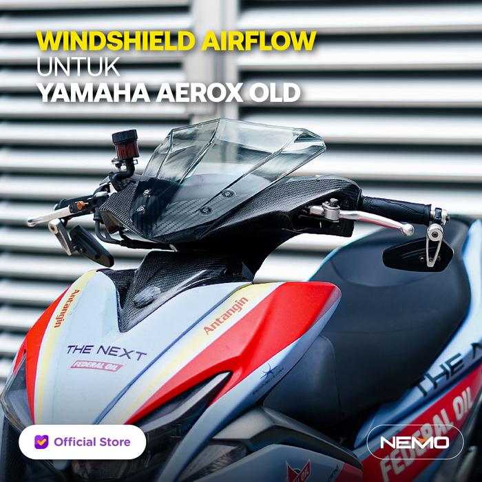 Promo Windshield Airflow untuk Yamaha Aerox 155 OLd - Jakarta Barat ...