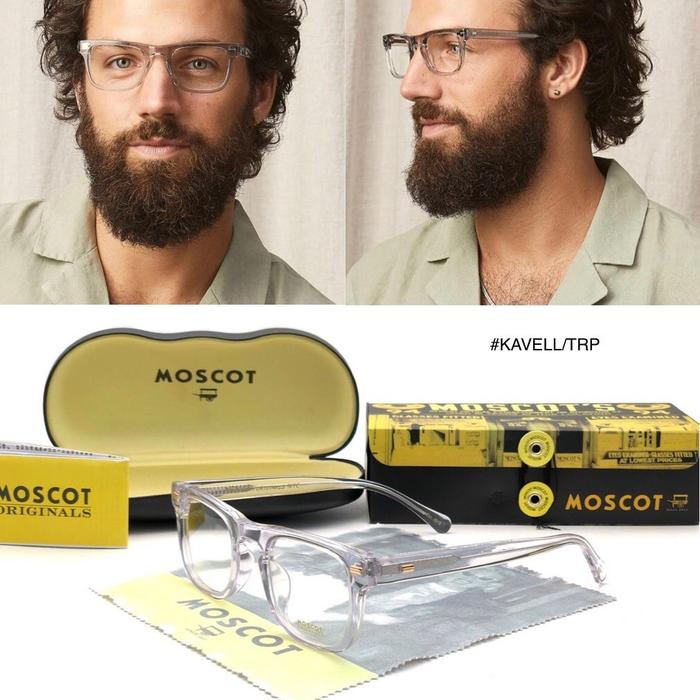 Jual Frame Kacamata Pria Kotak Moscot Kavel Grade Original - Transparan ...