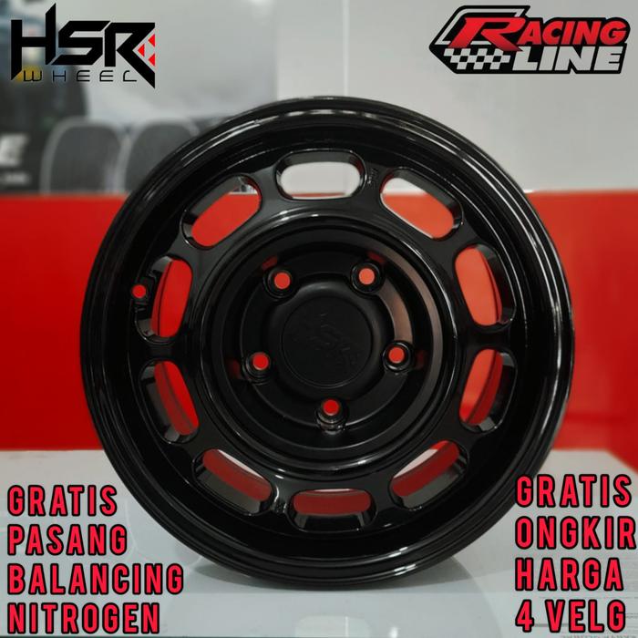 Jual VELG MOBIL RACING HSR KLG RING 15 UNTK FEROZA TAFT ESCUDO JIMNY ...