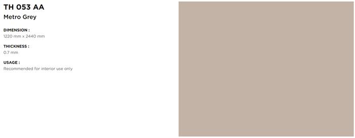 Jual TACO HPL TH 053 AA Metro Grey - Kota Yogyakarta - Enot Jaya | Tokopedia