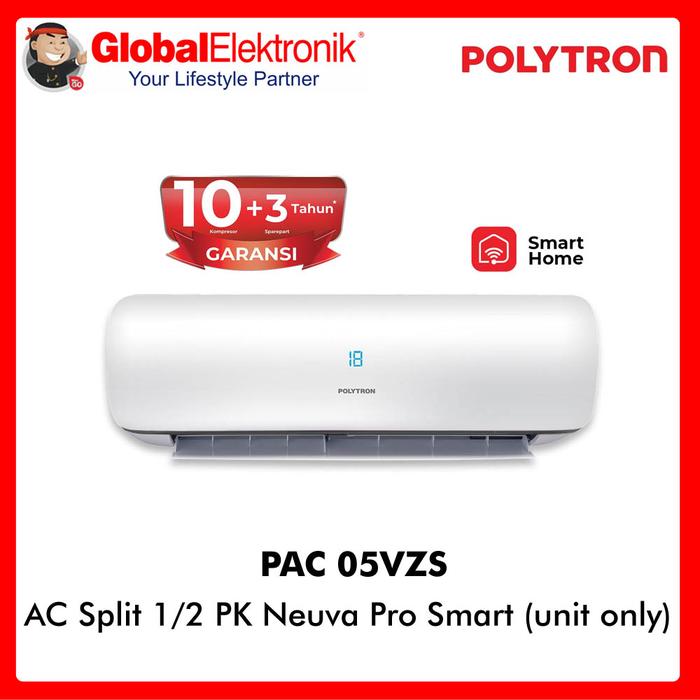 Jual Polytron AC SMART Neuva Pro SMART AC 1/2 PK PAC 05VZS PAC-05VZS WIFI - Kota Semarang ...