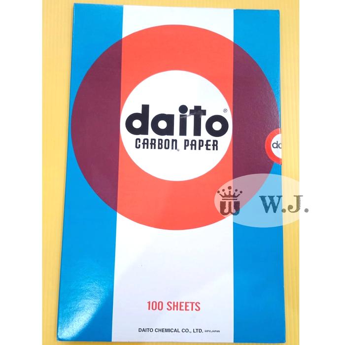 Jual Kertas Karbon / Carbon Paper DAITO Hitam F4 (100 Lembar). - Kota ...