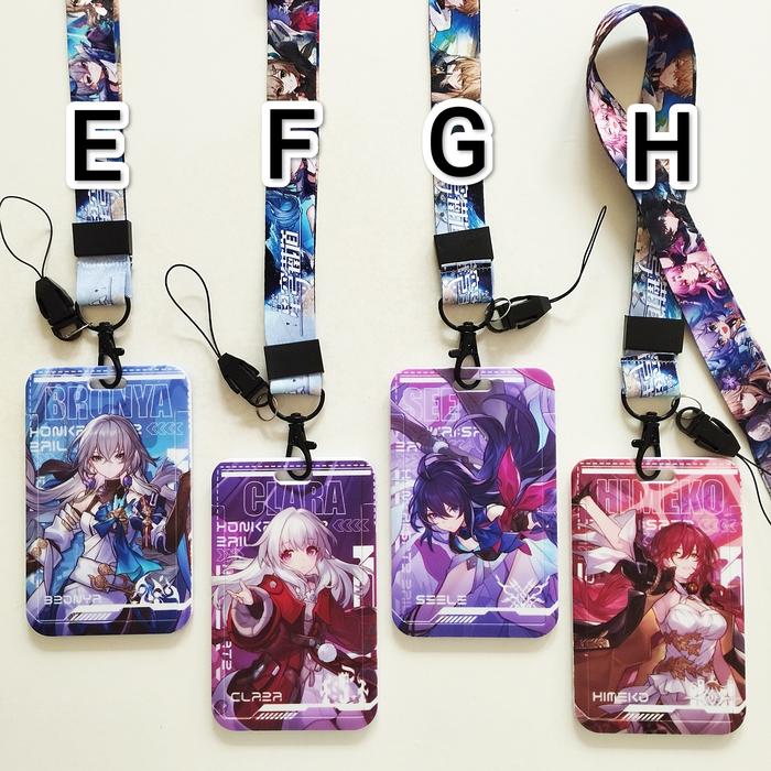 Jual Honkai Star Rail Id Card Holder Lanyard 2 Name Tag Gantungan ...