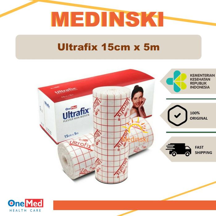 Jual Ultrafix Onemed 15cm x 5m Plester Luka Non Woven 15 cm x 5 meter ...