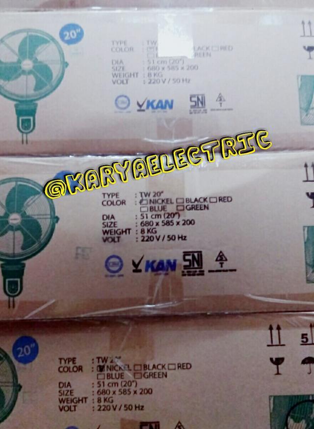 Jual EL Wallfan Tornado Regency TW 20" / Kipas Angin Dinding - Jakarta ...