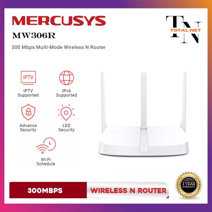 Jual Mercusys MW306R 3 Antenna 300Mbps Wireless N Router - Jakarta ...