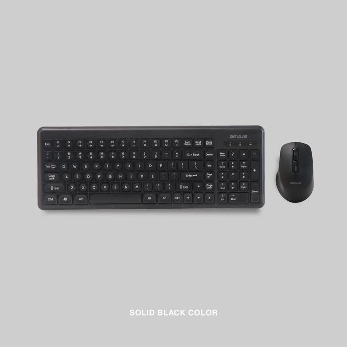Jual Rexus Keyboard Mouse Wireless KM10 Combo - KM 10 Keyboard Mouse ...