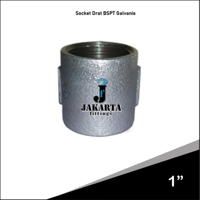 Jual Socket Drat Class 150 Besi Galvanis BS PT SNI 1" - Kab. Bekasi ...