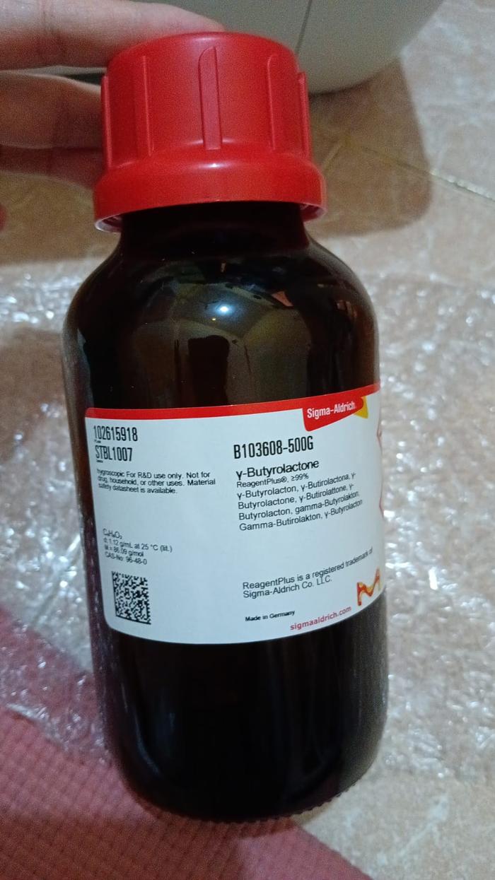 Jual Sigma B103608-500G gamma-Butyrolactone Reagent Plus 500G - Jakarta ...