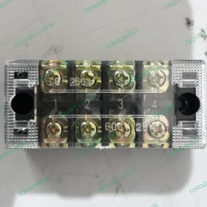 Jual Terminal Block 4 Pole 25 Ampere / Blok Kaca 4P 25A / TAB TB 2504 - Kota Surabaya - Jagoan ...