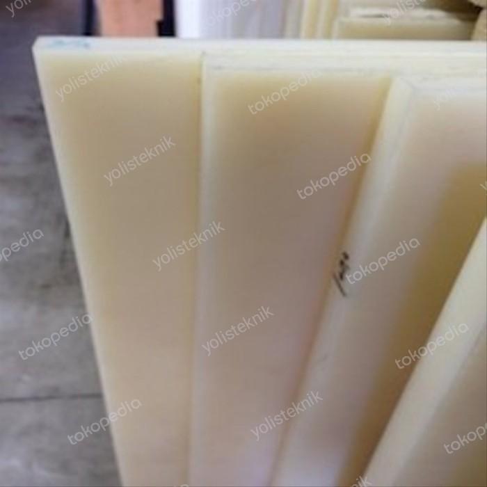 Jual Cast Nylon Sheet 25mm x 50cm x 50cm Lembaran Nilon Custom ...