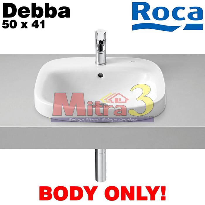 Jual Wastafel Roca Debba WB SI 50 x 41 / In Countertop Vitreous China ...