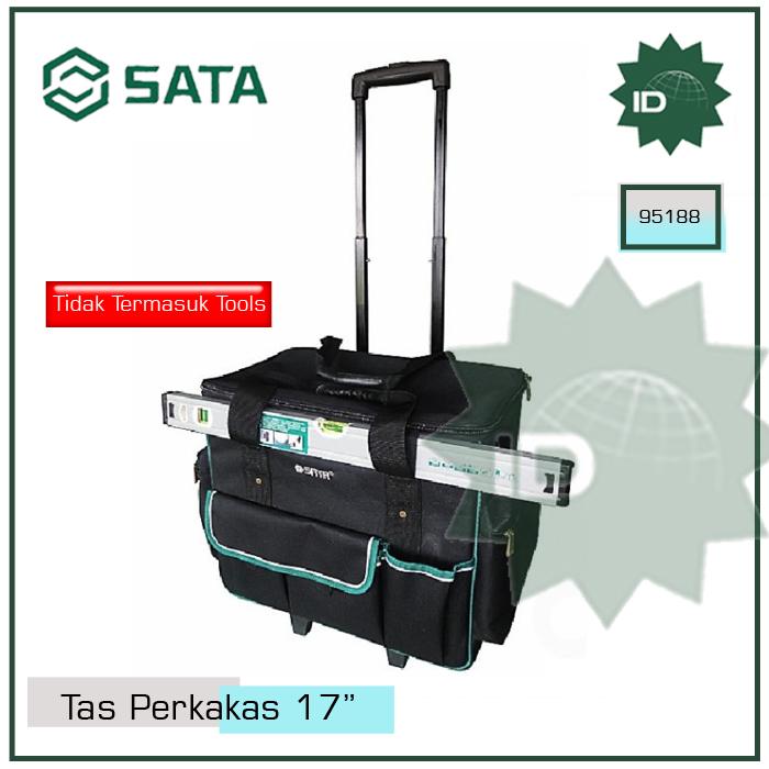 Jual TAS PERKAKAS SATA 95188 17 INCH TROLLEY TOOL BAG - Jakarta Barat ...