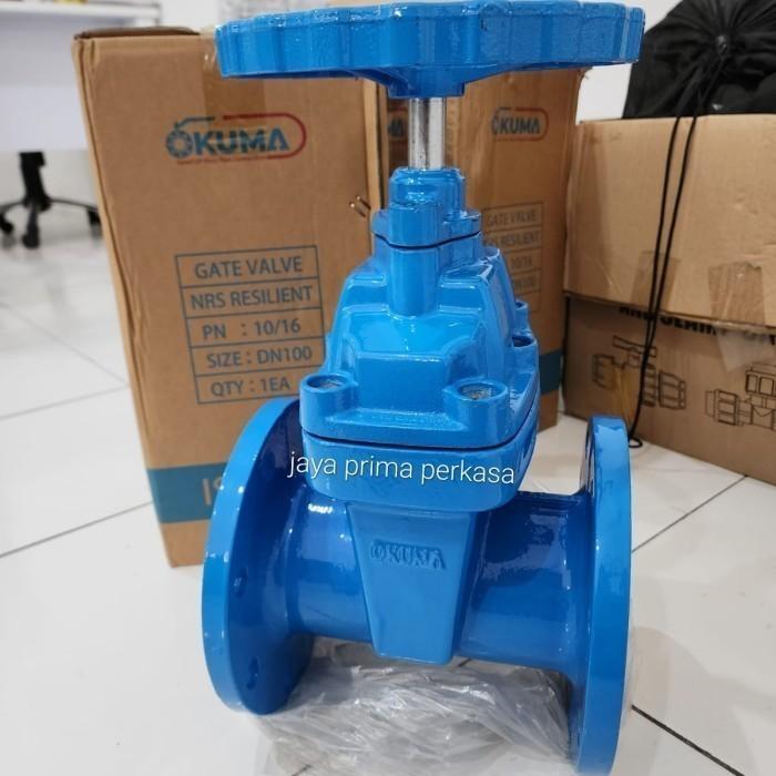 Jual Gate Valve Cast iron PN16 DN200 / Gate valve Resilient 8" inch DN ...
