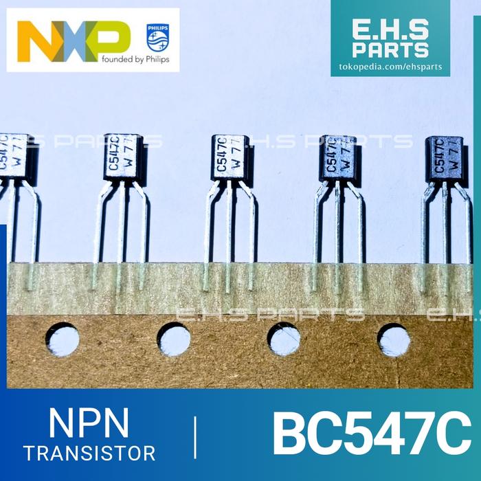 Jual BC547C BC547 ORIGINAL NXP Philips NPN Transistor BC 547 C TO-92 ...