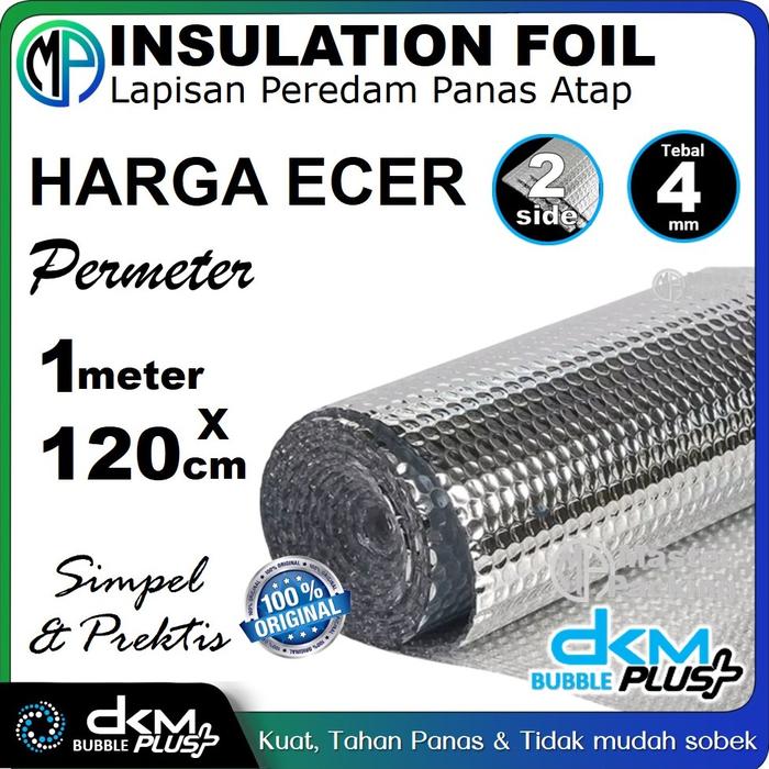 Jual Bubble Insulation Alumunium Foil Meteran 1m x 120cm Peredam Panas ...
