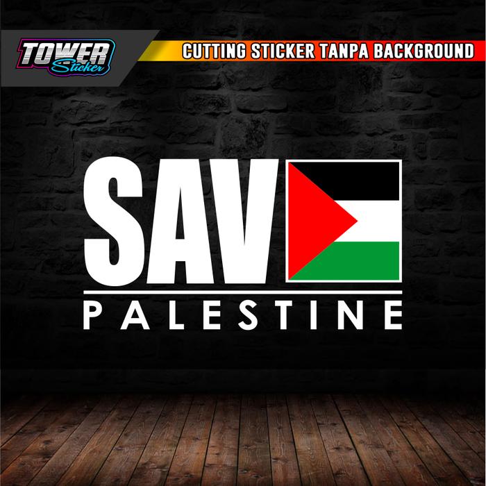 Jual Cutting sticker SAVE PALESTINE stiker reflektif viral motor mobil ...