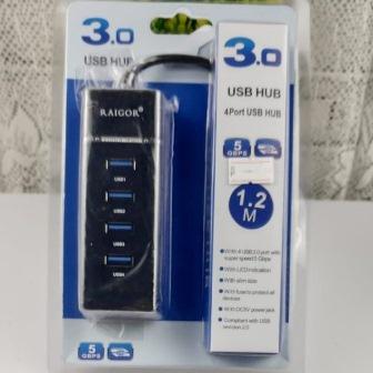 Jual USB Hub 4Port USB 3.0 Panjang Kabel 1,2 Meter - Hitam - Kota ...