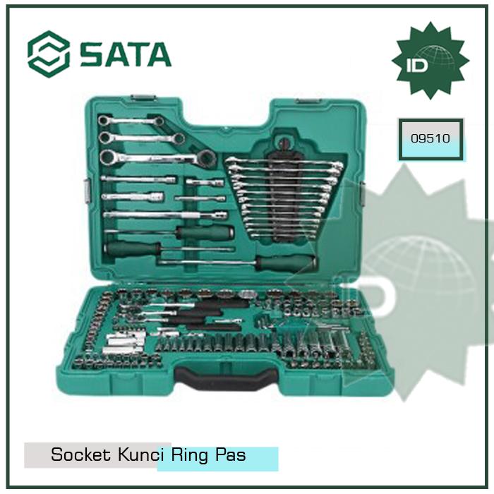Jual SOCKET KUNCI RING PAS 09510 150PCS 1/4"&3/8"&1/2" DR TOOL KIT SET ...