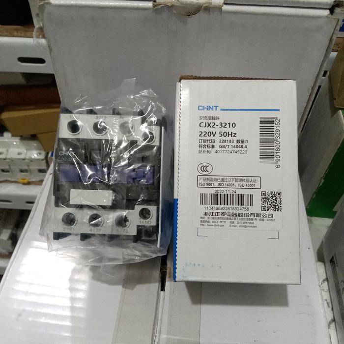 Jual Contactor/Kontaktor Chint CJX2-3210 50A 220V - Kota Bandung - Bulan jaya elektric | Tokopedia