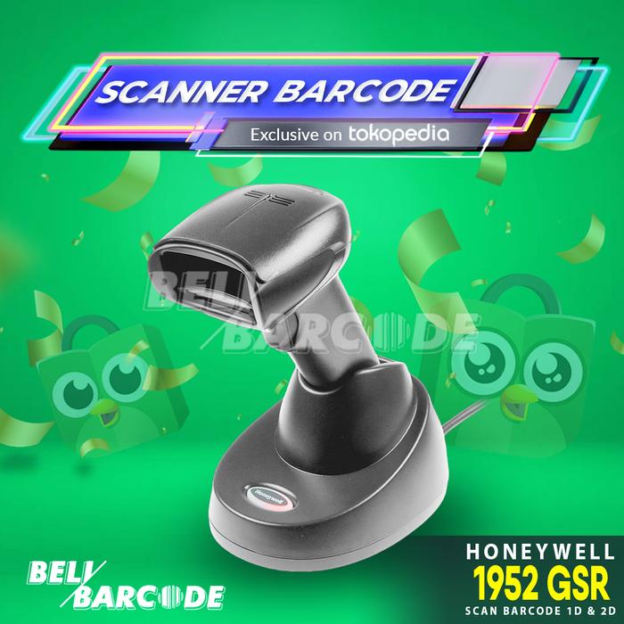 Jual Honeywell Barcode Scanner Xenon 1952 GSR Scan 2D Wireless 1952GSR ...