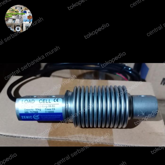 Jual loadcell bending beam zemic BM11 cap 50kg. loadcell anti getar. loadcell hooper scale ...