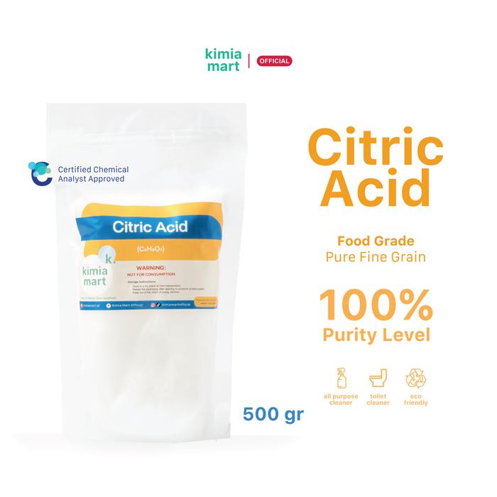Jual Citric Acid Food Grade Pembersih Ajaib / Citrun 500gr by Kimia ...