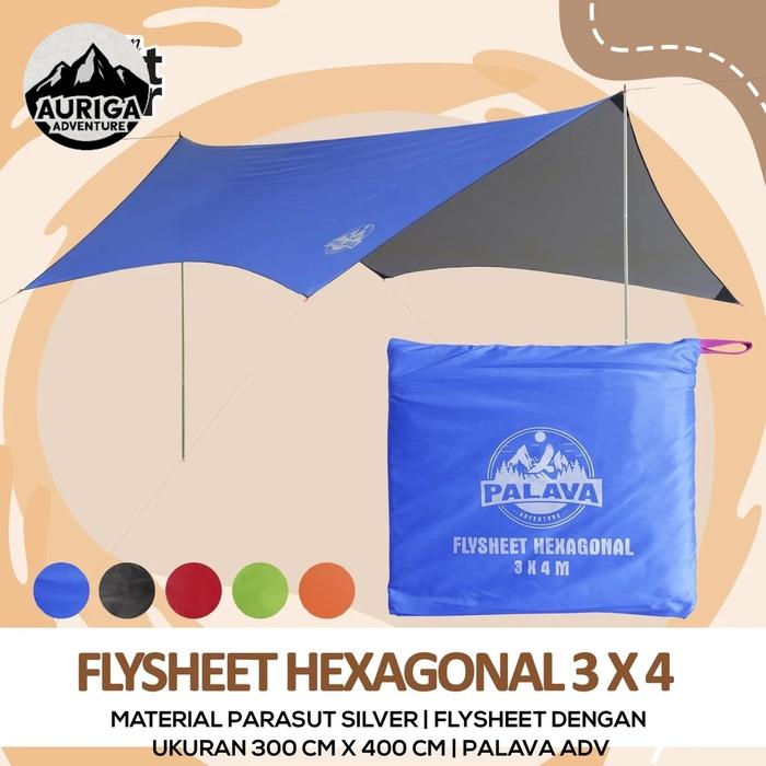 Jual Flysheet hexagonal 300x400cm Palava Adv - Kota Bandung - KYKIWW ...
