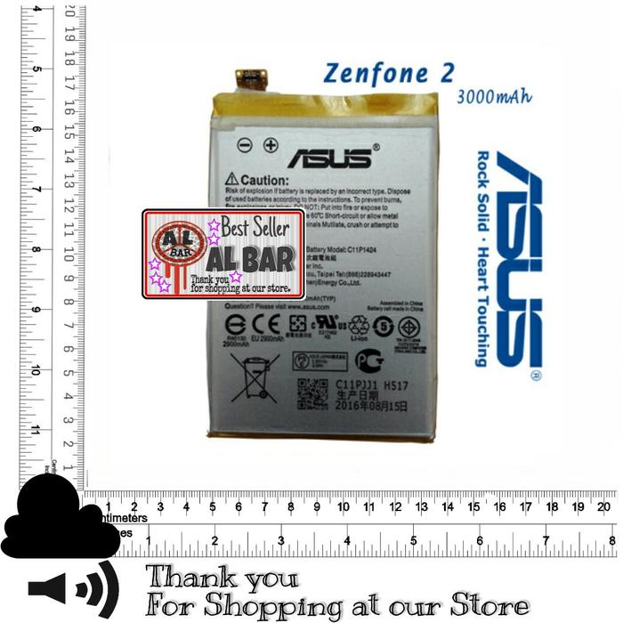 Jual Battery Asus Zenfone 2 5,5 Z008D ZE550ML Batre Baterai Batrai ...