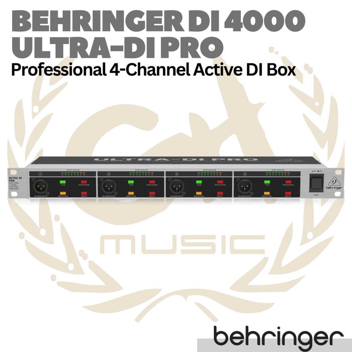 Promo BEHRINGER ULTRA-DI PRO DI4000 4 Channel Active DI Box | DI4000 ...