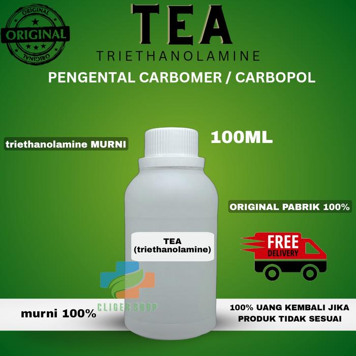 Jual TEA Triethanolamine 100 ml / TEA 100 ml / Pengental Carbomer ...