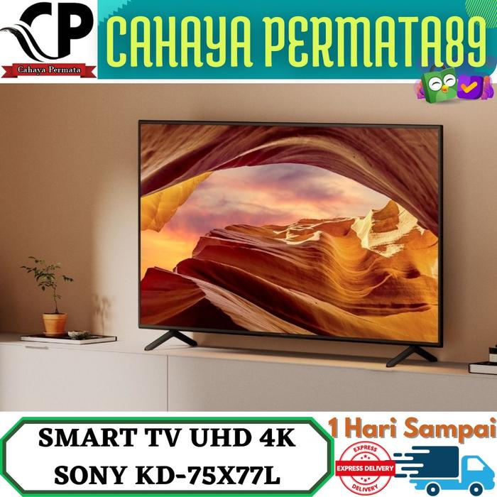 Promo SONY KD-75X77L Google TV UHD 4K 75 inch Digital TV - Sony Bravia ...