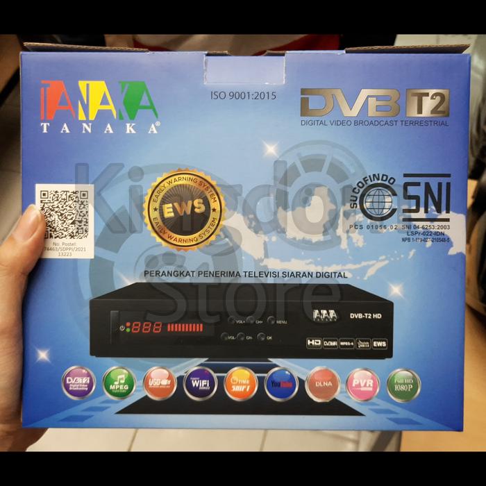 Jual Set Top Box/decoder/reciver/stb Dvb T2 Digital Tv Tanaka New!! Di ...