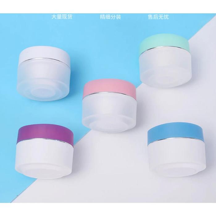 Jual Pot cream PP bunga Import 15gr Pot skincare jar Plastik Kosmetik ...