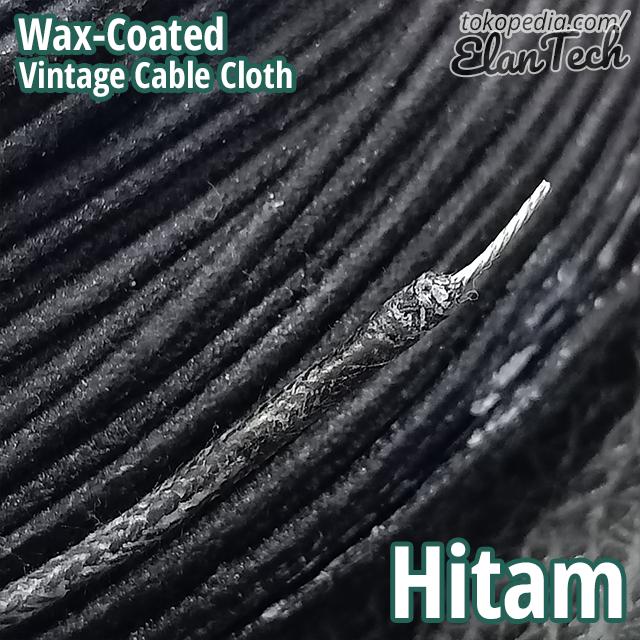 Jual Kabel Wiring Gitar Vintage Cloth - Wax Coated HITAM Gavitt Style ...