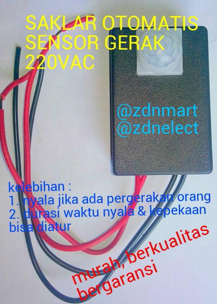 Jual saklar otomatis sensor gerak pir 220v 200 watt - Kab. Kudus ...